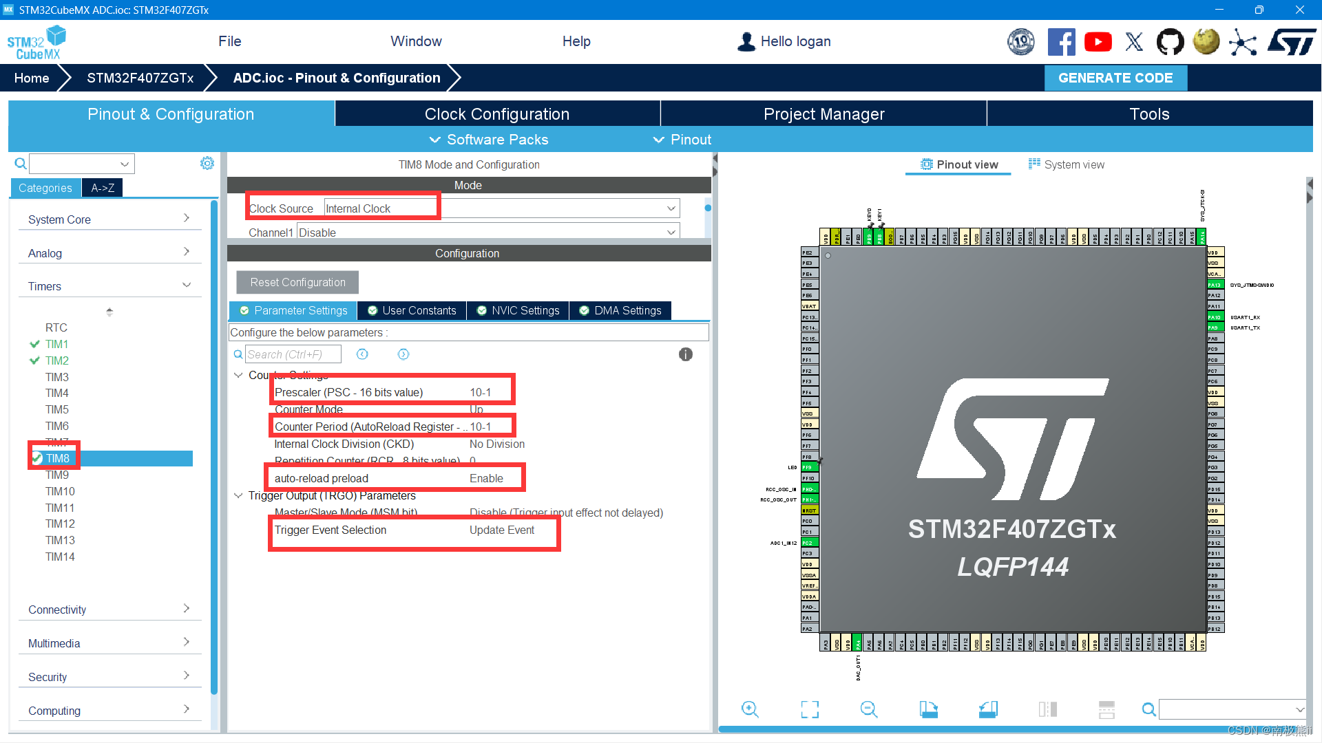 【STM32+HAL】ADC采集波形实现_stm32对音频信号adc采集-CSDN博客