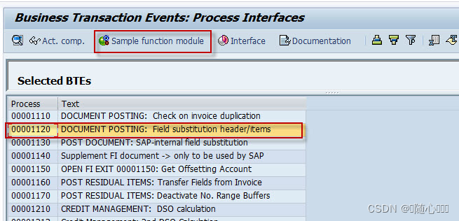 SAP FICO增强BTE流程创建_sap fi bte-CSDN博客