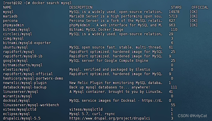 解决docker search mysql报Error response from daemon: Get “https://index.docker.io/v1/search?q=mysql ...