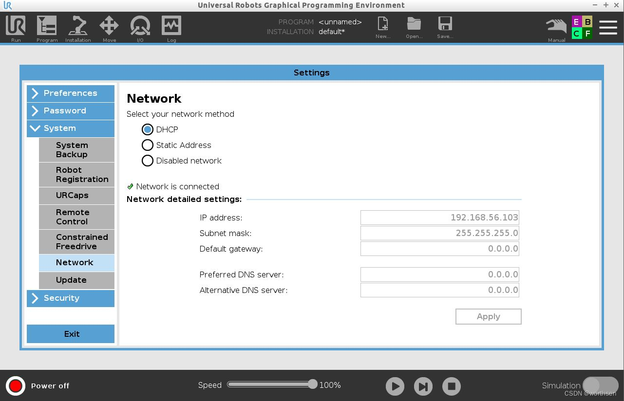 翻译--指南和示例：通过 TCP/IP 远程控制 UR_urscript-CSDN博客