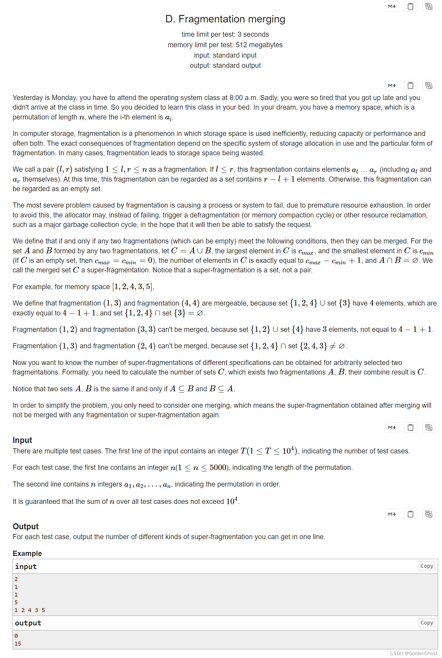 Fragmentation merging(2021 Hubei Provincial Collegiate Programming ...