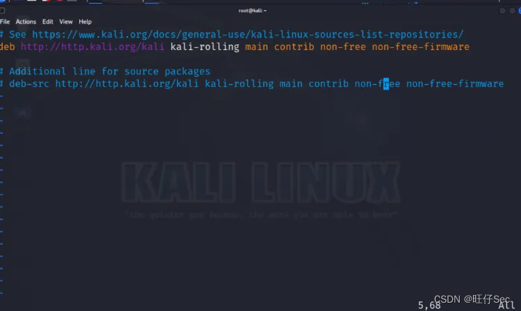 Kali Linux配置阿里镜像源_kali阿里云源-CSDN博客