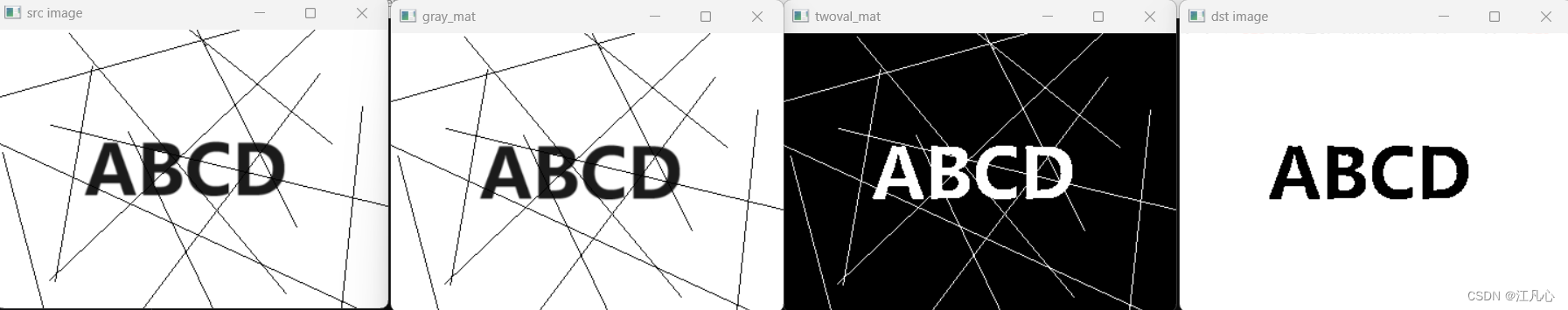 OpenCV 11 - 提取横线,竖线及文字_opencv c++ 提取黑色粗线段-CSDN博客