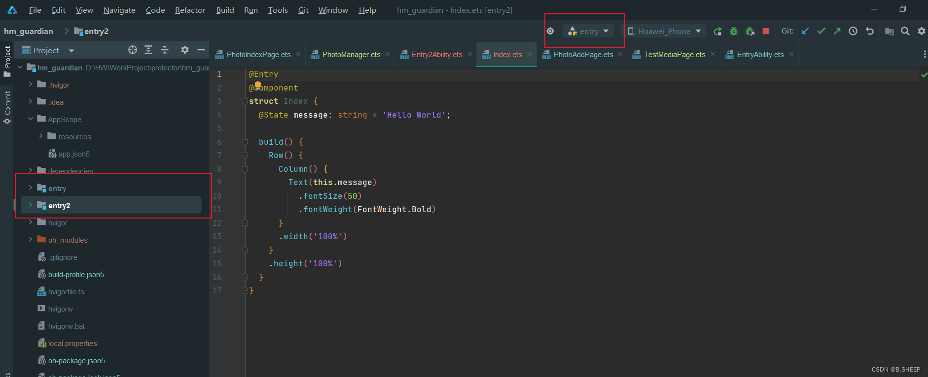 【HarmonyOS】【鸿蒙应用开发】DevEco Studio小白必看开发项目中UI结构框架。模块module、UIAbility、page页面三者的关系及其创建构建和跳转。_ability ...