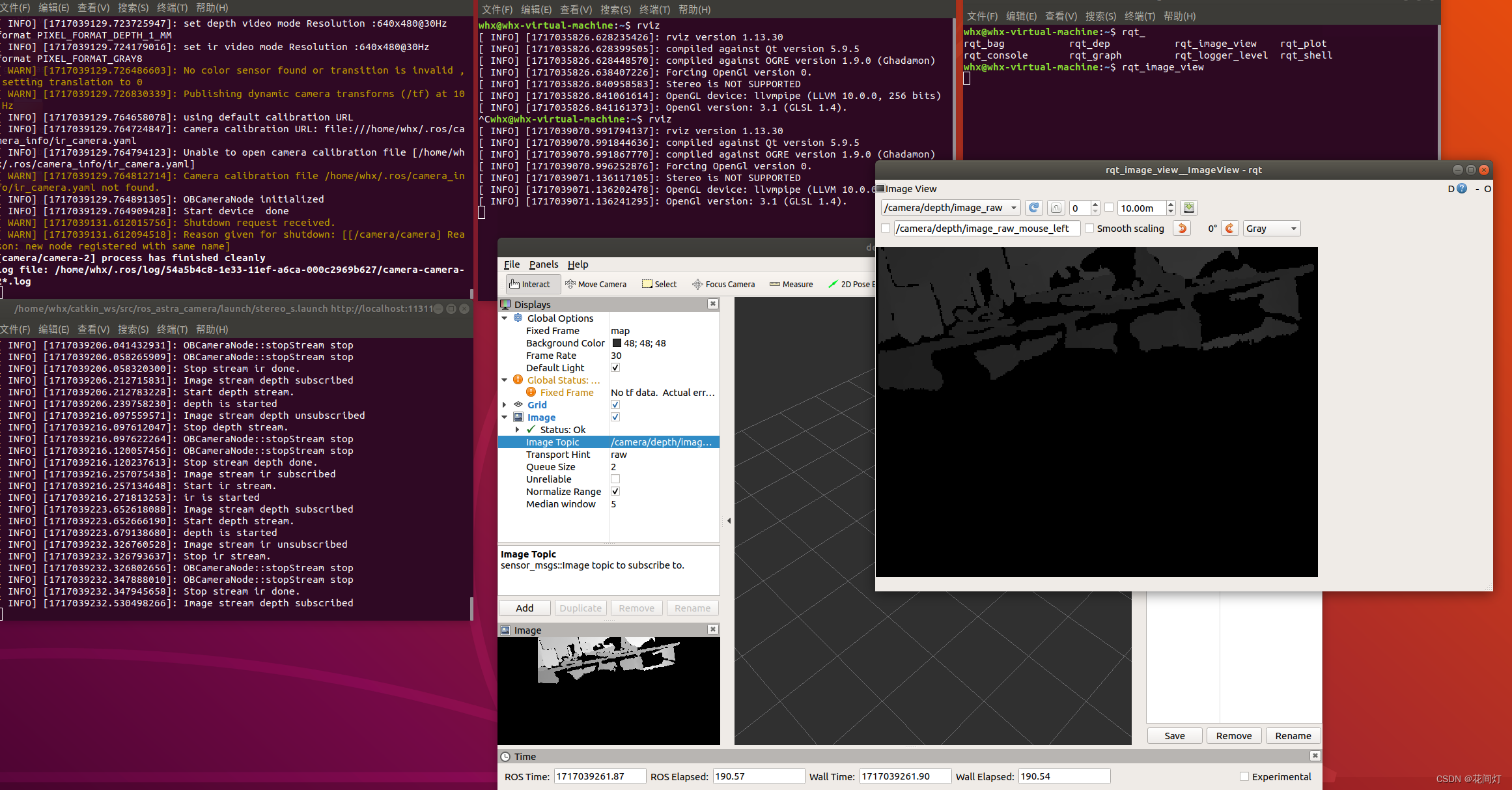 ROS调用奥比中光Orbbec Astra Pro深度相机_orbbec ros-CSDN博客