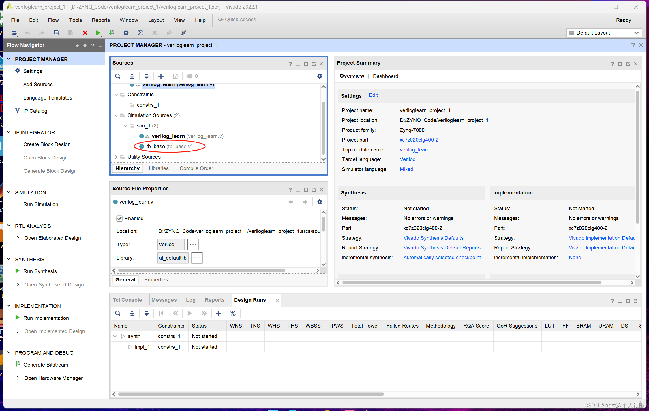 zynq学习2 verilog基础_zynq 如何加载systemverilog代码-CSDN博客