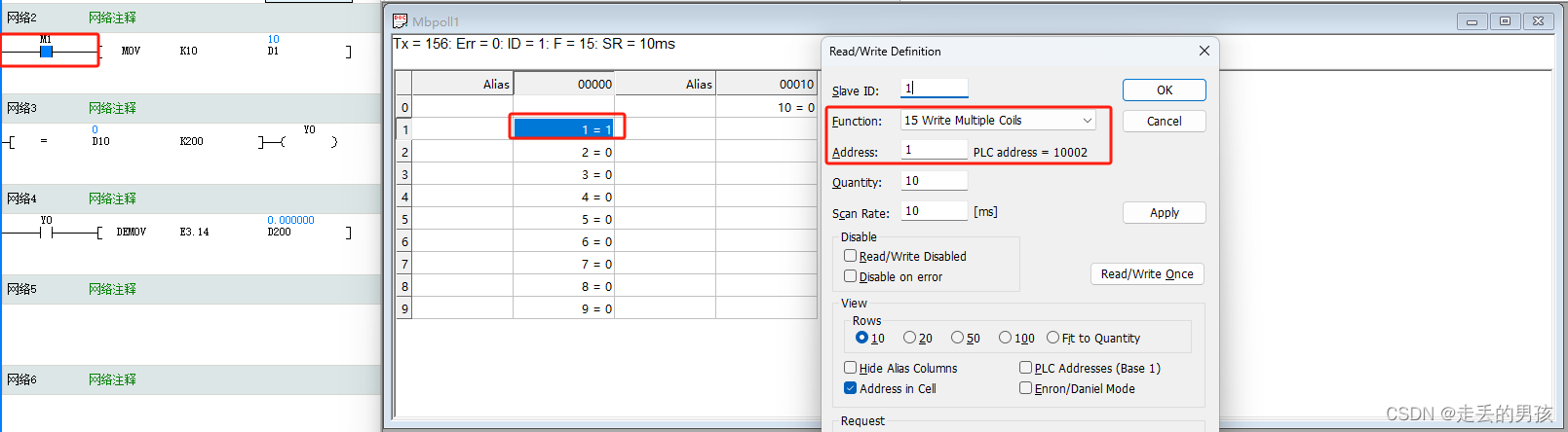 （汇川H5U-A8）Modbus Poll与AutoShop使用RS-485通讯_汇川h5u 走485通讯-CSDN博客