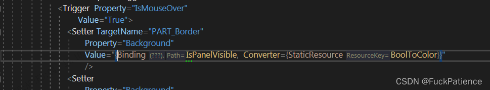 Wpf 自定义控件绑定自定义依赖属性失效问题的解决过程 Wpf 自定义bool类型属性 无法绑定bool变 Csdn博客