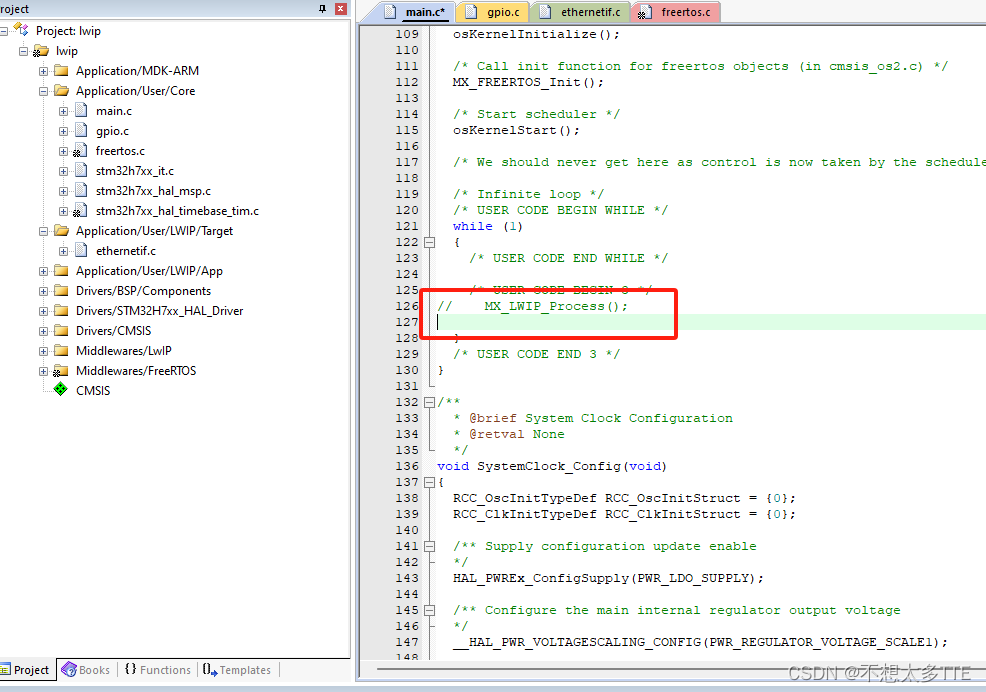 STM32H743(同样适用于H745)LWIP配置-裸机+FreeRtos V2--笔记_stm32h745 lwip-CSDN博客