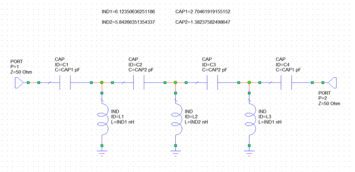 AWM微波设计软件之集总参数高通滤波器设计实验_awr generate design-CSDN博客
