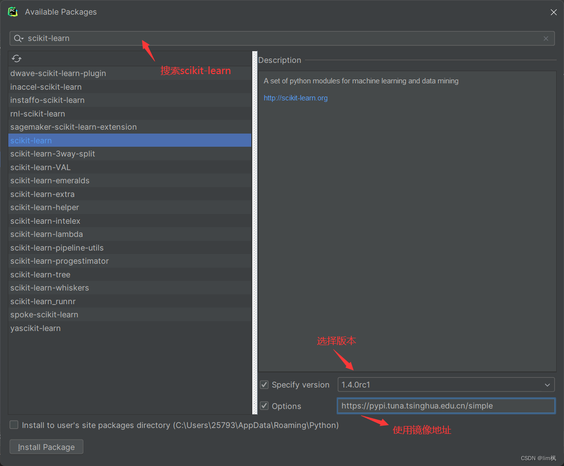 PyCharm安装sklearn库_sklearn安装pycharm-CSDN博客