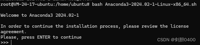 在ubuntu 22.04 系统中搭建 anaconda环境 安装 jupyter notebook_ubuntu22 anaconda3-CSDN博客