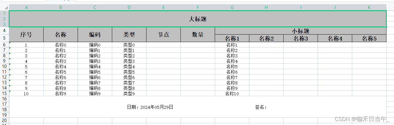 Easyexcel动态表头导出自动列宽样式设置尾部重写 Csdn博客