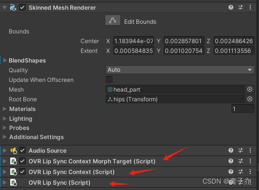 Unity中使用Oculus Lipsync实现语音的嘴型同步-CSDN博客