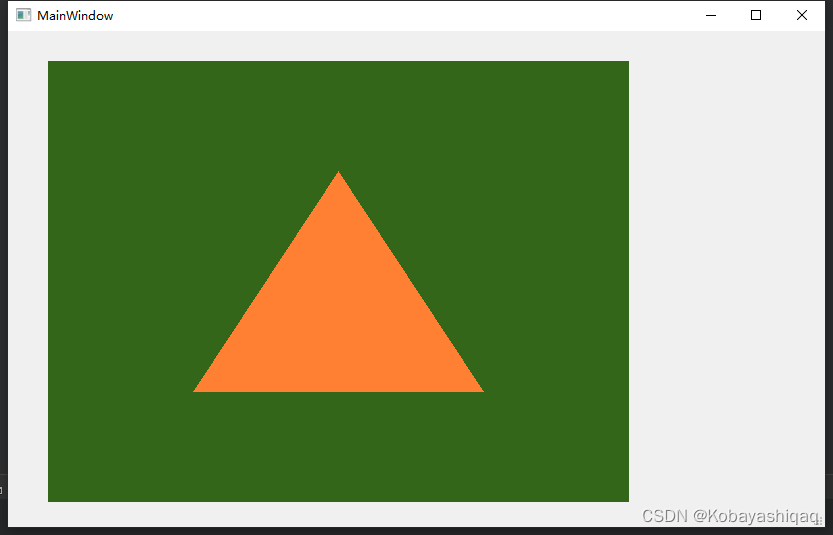 QT中使用OpenGL组件+简单三角形绘制(QT Creator实现)_qt 绘制三角形-CSDN博客