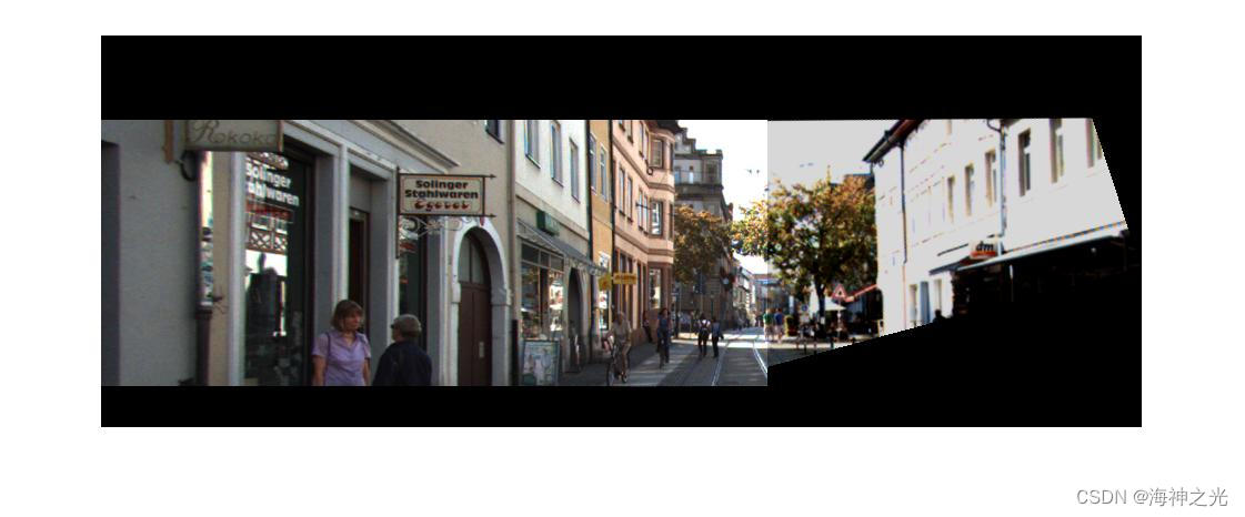 【图像拼接】基于matlab ORB特征匹配+RANSAC滤除离群点图像拼接【含Matlab源码 3761期】_csdn matlab 利用ransac算法计算出去除离群点后的特征匹配点下标 ...