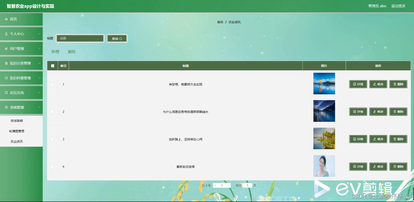 【附源码】java计算机毕业设计智慧农业app设计与实现（springbootmysql开题论文）智慧农业app设计与开发 Csdn博客