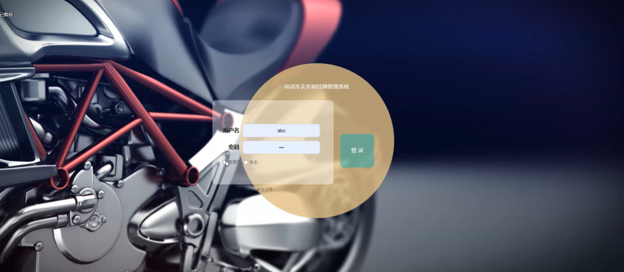 基于Java+Spring+Vue电动车实名制挂牌管理系统设计和实现-CSDN博客