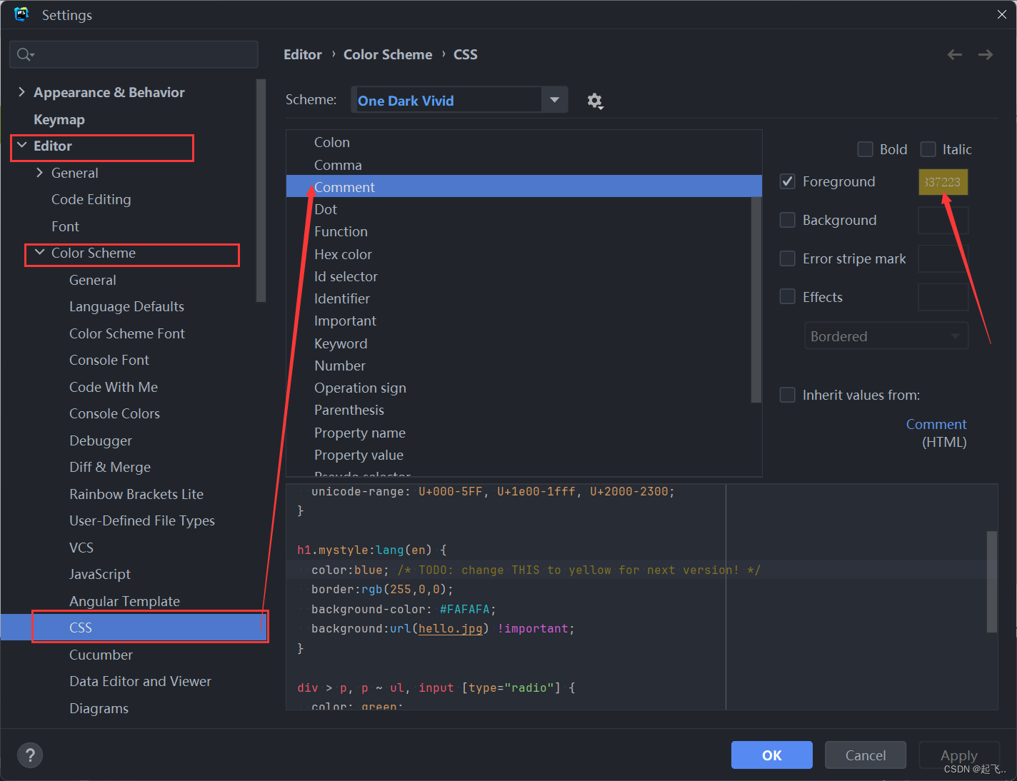 webStrom修改注释颜色（2023版）_webstorm注释颜色-CSDN博客