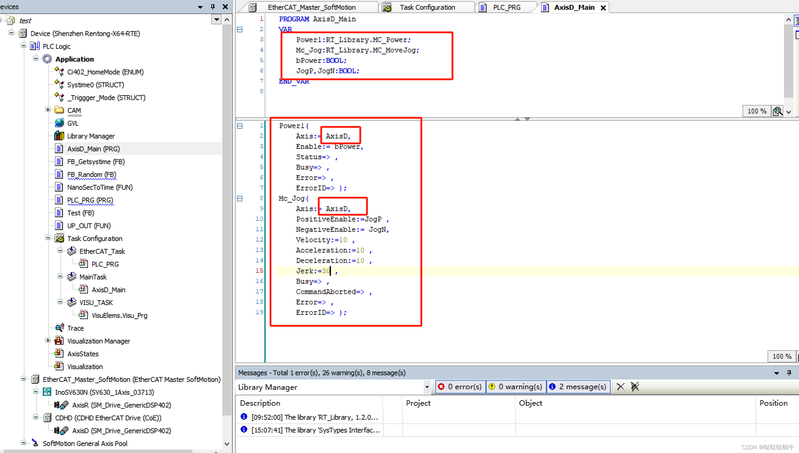 Codesys单主站多轴多任务周期设置_codesys中伺服轴控期周期多长时间-CSDN博客