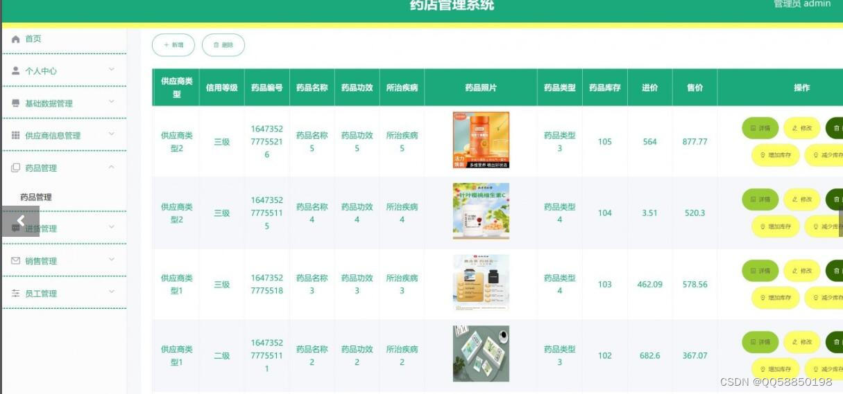 基于springboot的药店管理系统的设计与实现javavue基于springbootvue药店管理系统毕业论文 Csdn博客