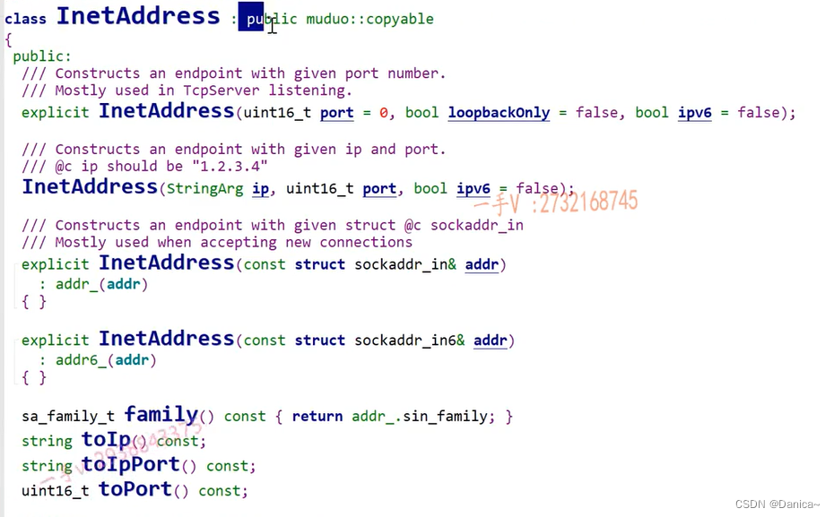 手写muduo之InetAddress模块