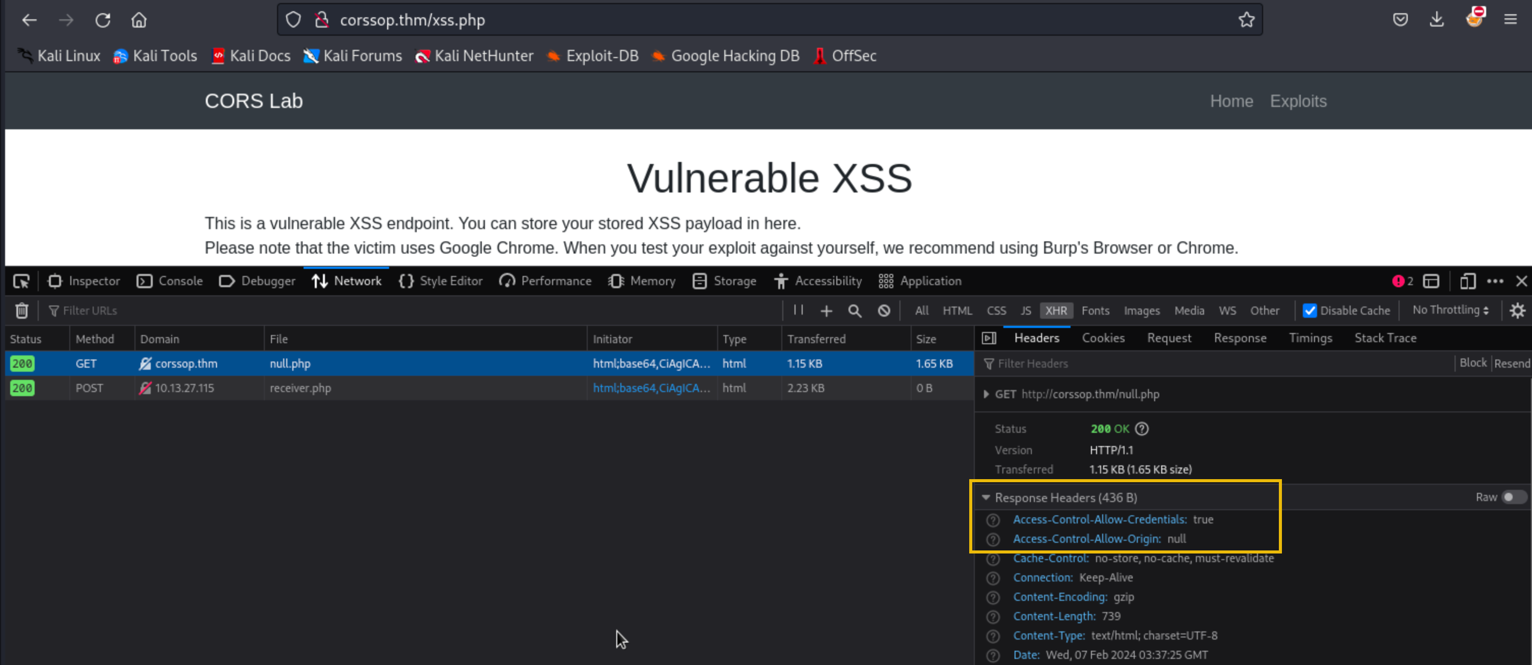 TryHackMe - CORS & SOP-CSDN博客