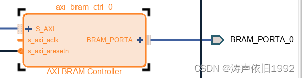 ERROR: [axi_bram_cntlr-1] Port-A interface property ＜CONFIG.READ_WRITE ...