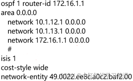 HCIP-Datacom-ARST自选题库__ISIS单选【49道题】_r1通过多选“default-route advertisealwayslevel-1”-CSDN博客