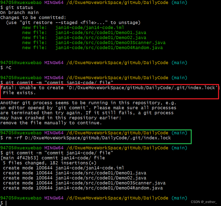 【github提交代码】入门学习-简易总结版（git使用commit命令后显示Author identity unknown+两种将代码提交到 ...