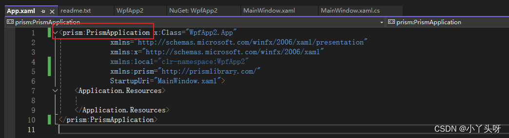 Prism 入门01，基础_prism框架怎么修改默认容器-CSDN博客
