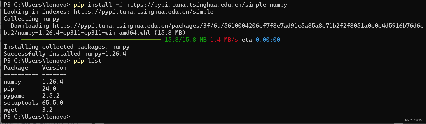 用pip下载numpy时报错解决_pip install numpy报错-CSDN博客