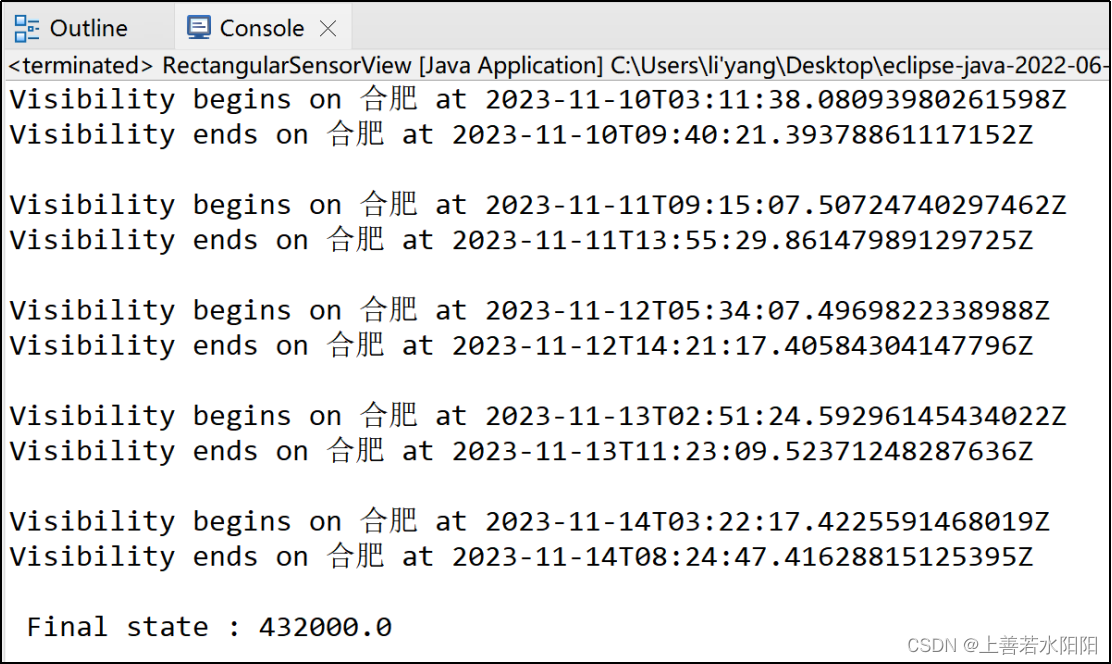 Orekit使用心得（七）——附带矩形传感器的卫星对地进行可见性计算_elevationdetector-CSDN博客