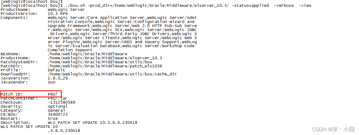 weblogic应用打补丁—附带截图以及报错解决办法_weblogic补丁检查冲突-CSDN博客