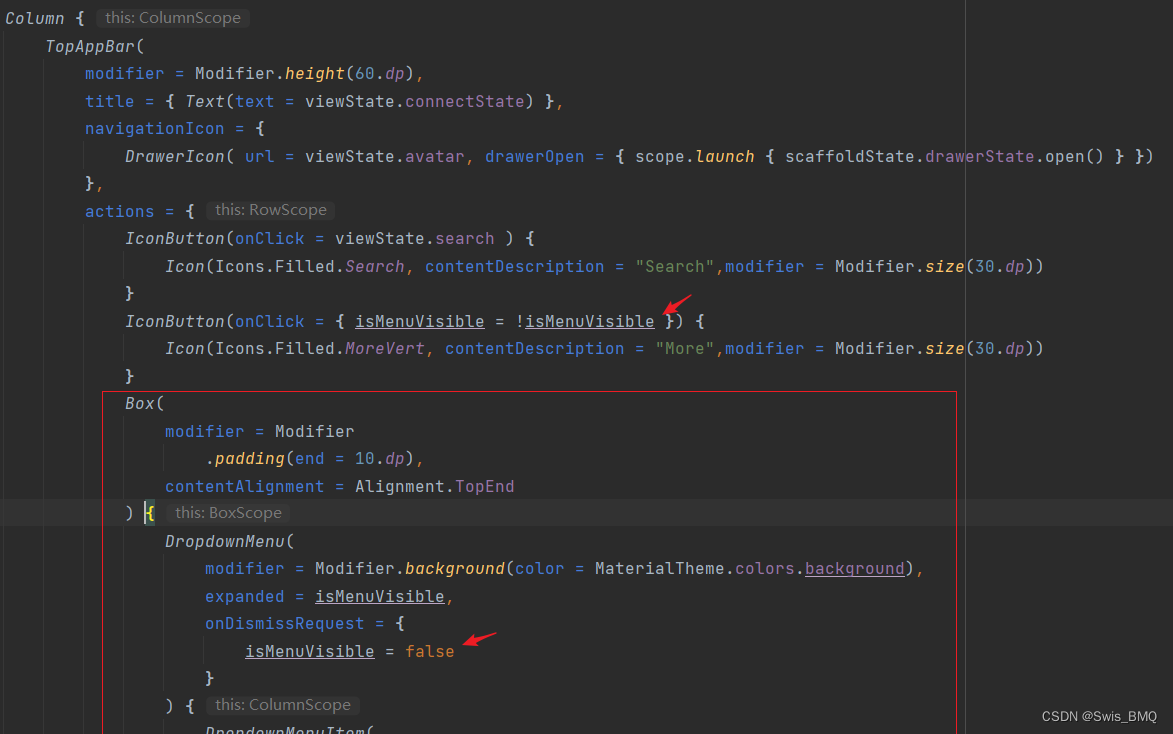 Android Compose让DropDownMenu靠右_android compose dropdownmenu-CSDN博客