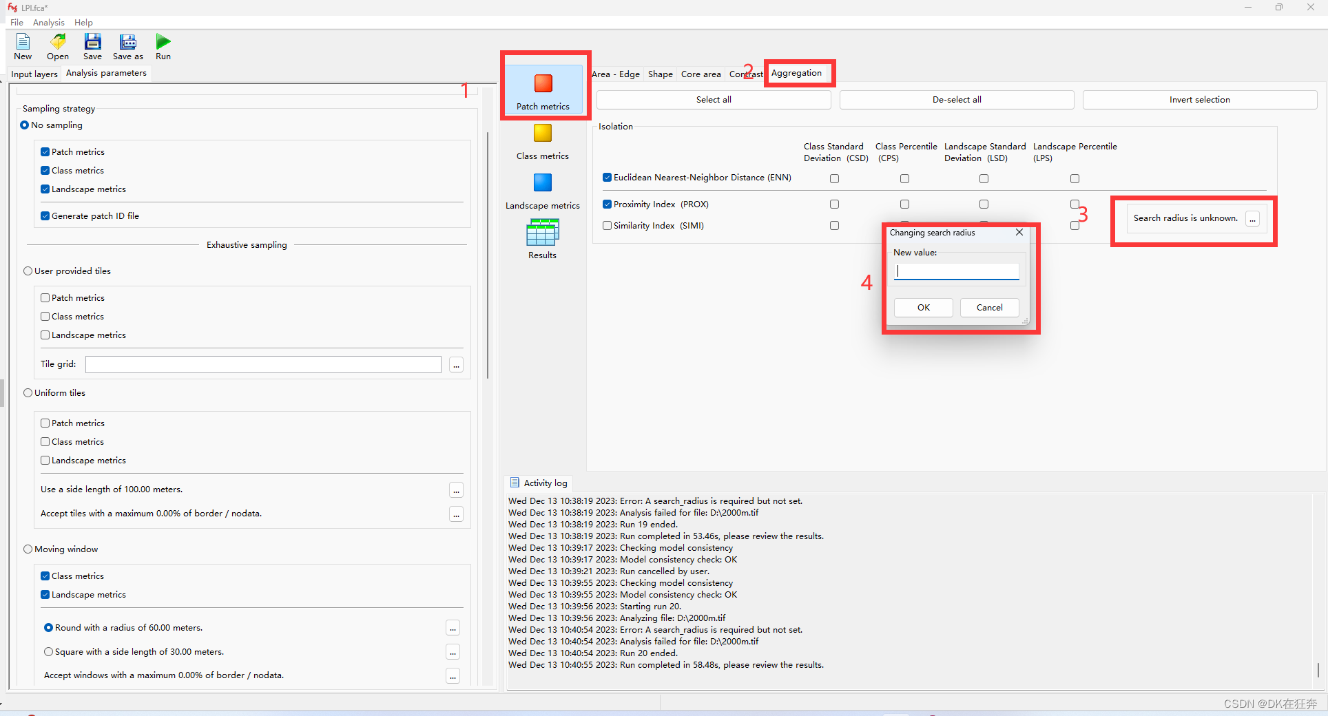 Fragstats笔记_fragstats cells size too small for layer-CSDN博客