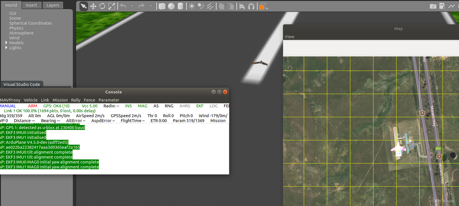 无人机仿真 APM+Gazebo+SITL+QGC仿真教学及常见问题记录与解决方法_failed to load module: no module named 'console'. -CSDN博客