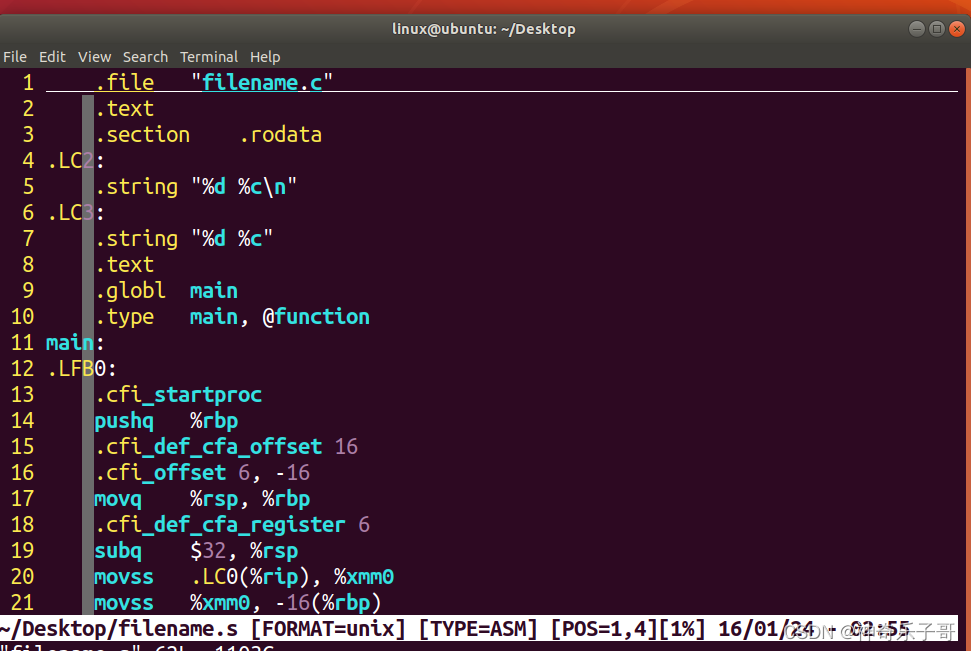 Linux操作系统gcc编译c代码的过程及c语言基本的数据类型及存储方式linux中gcc编译c文件 Csdn博客 