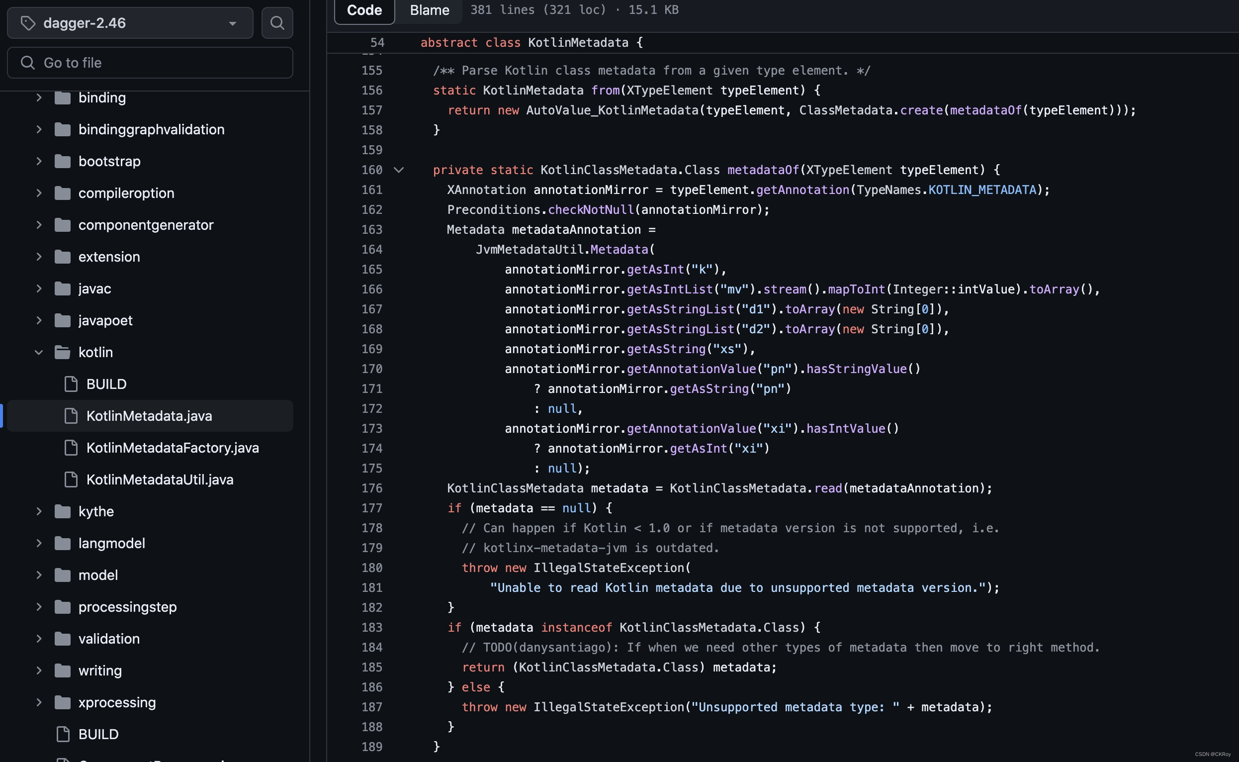 kapt错误，Unsupported metadata version. Check that your Kotlin version is ＞= 1.0-CSDN博客