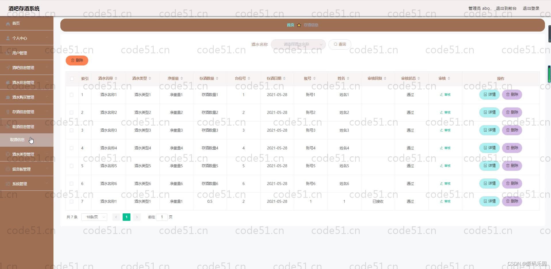 基于SpringBoot+MySQL+SSM+Vue.js的酒吧存酒系统(附论文)-CSDN博客