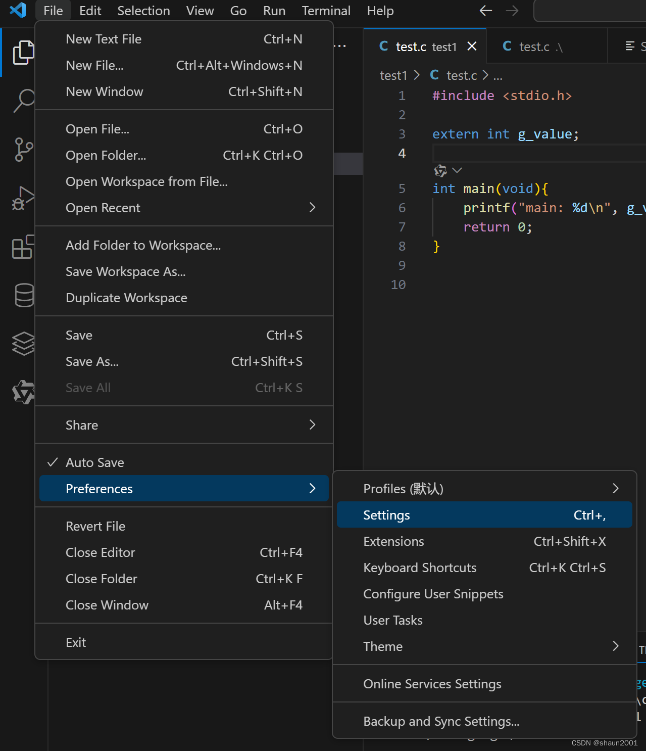 vscode中使用extern报错_vscode extern问题-CSDN博客