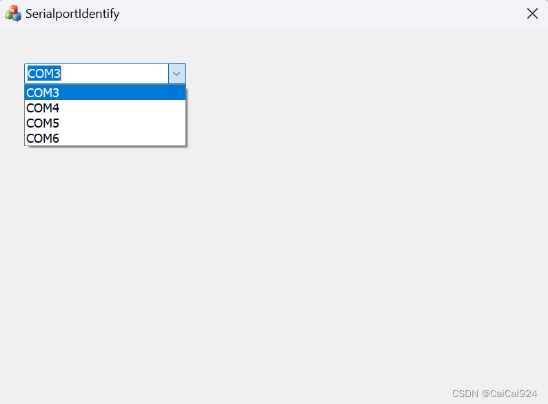 MFC获取设备串口列表并显示在ComboBox_获取 com口列表-CSDN博客