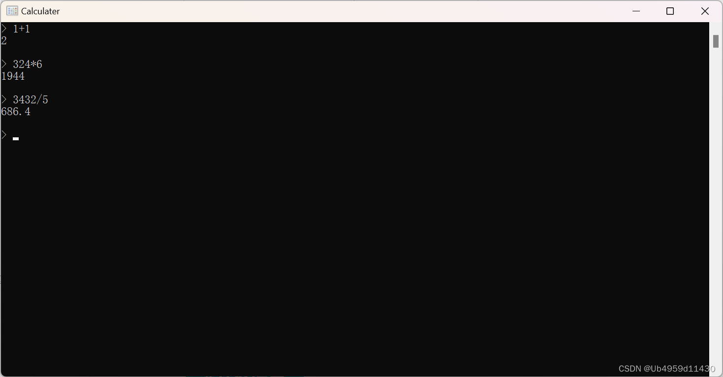 C简易计算器 Csdn博客 