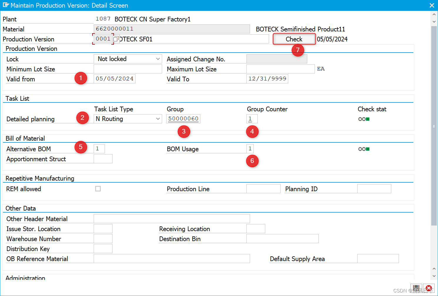 10 SAP集成测试-成品销售业务主线-主数据维护(PP模块-C223生产版本创建)_sap c223-CSDN博客