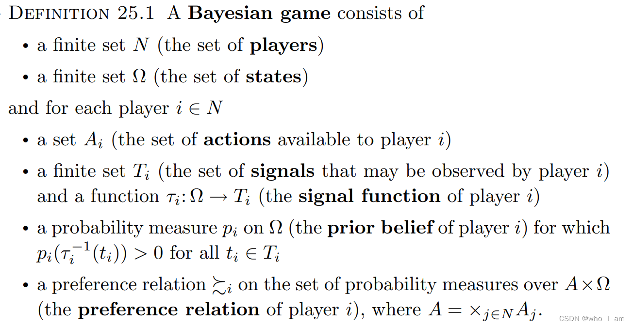 A course in Game Theory学习笔记（二）-CSDN博客