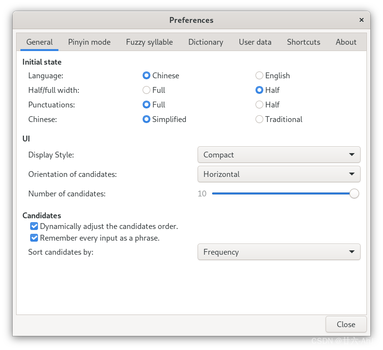 Linux : GNOME配置ibus中文输入法，极致优雅_gnome安装中文输入法-CSDN博客