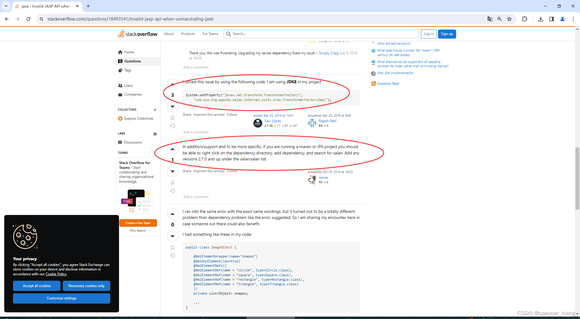 java.lang.AbstractMethodError:javax.xml.transform.TransformerFactory.setFeature(Ljava/lang ...