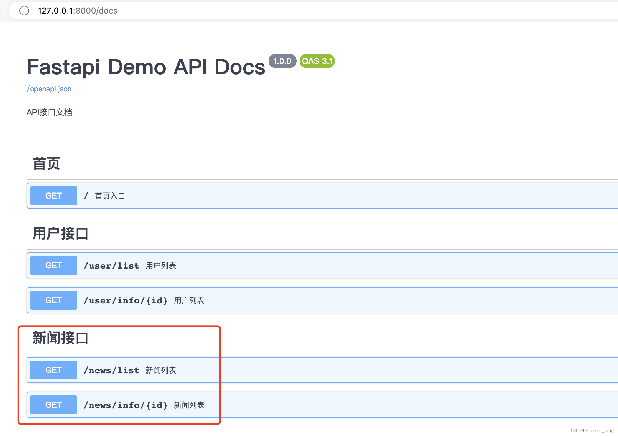 【大模型应用开发-FastAPI框架】(七)FastAPI自定义swagger详细参数_fastapi swagger-CSDN博客