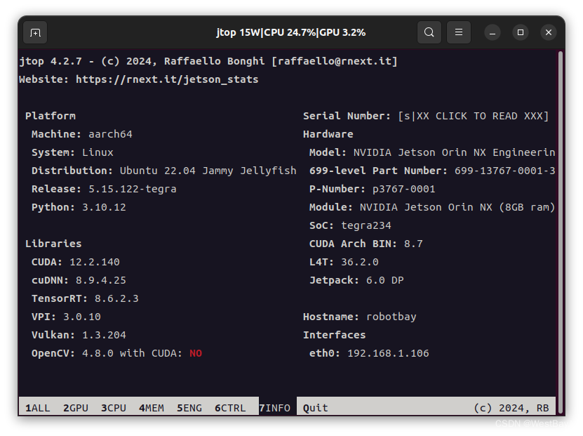 Nvidia Jetson Orin NX（二）环境配置_jetson orin安装torchvision-CSDN博客