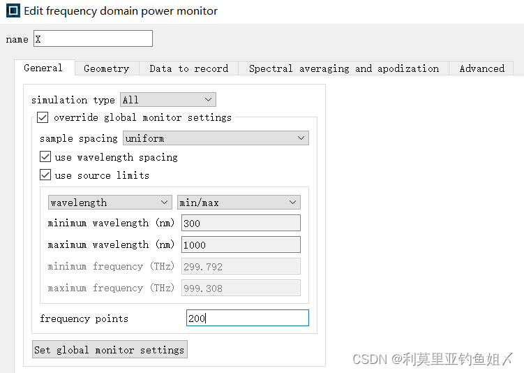 FDTD使用操作（自存）_fdtd电场监视器-CSDN博客